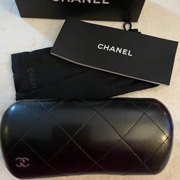 CHANEL | Accessories | Authentic Chanel Sunglasses Leather Case | Poshmark